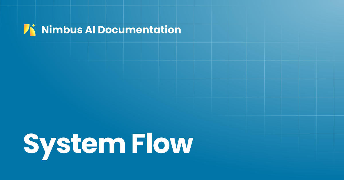 System Flow | Nimbus AI Documentation
